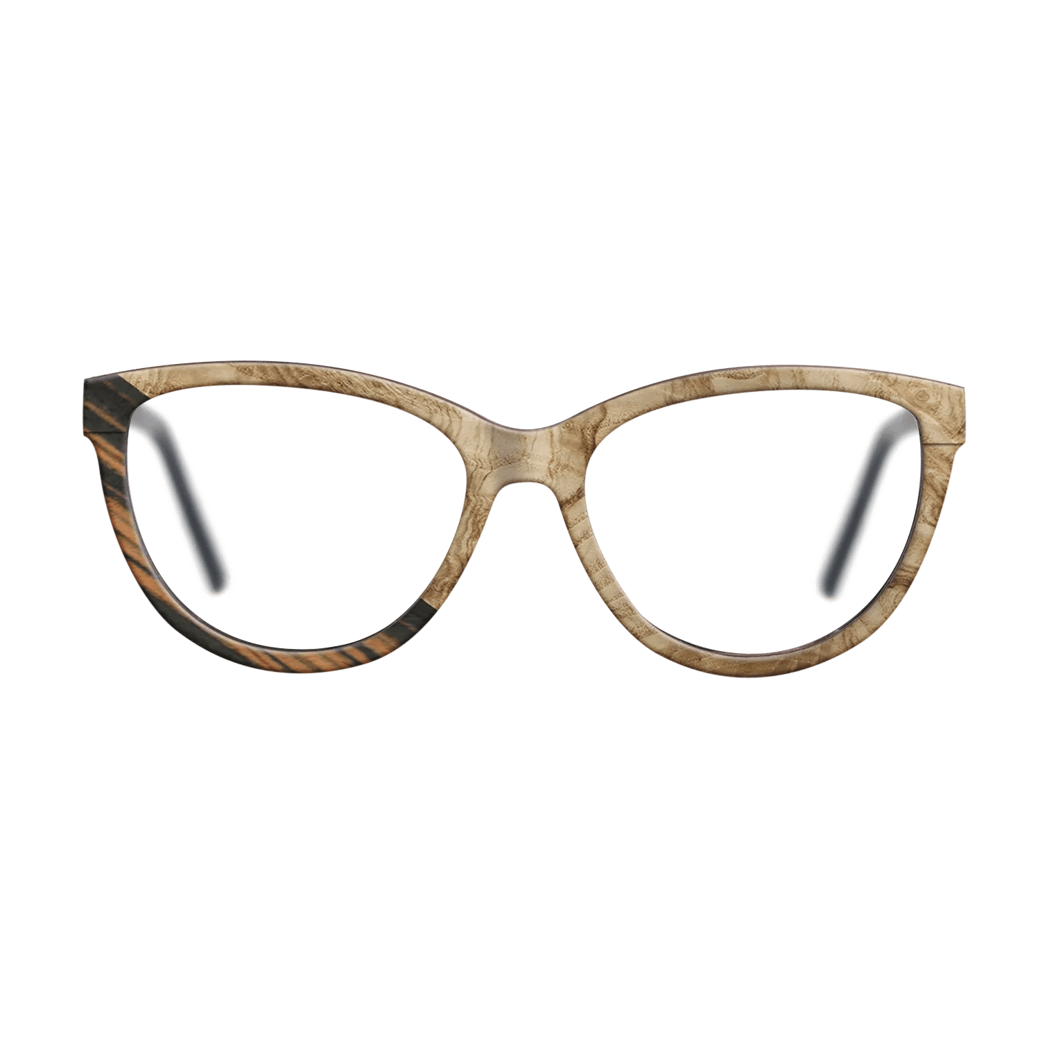 Italian Ebony,Olive Burl: Angle Cut - The Maiden - Cat - 1743